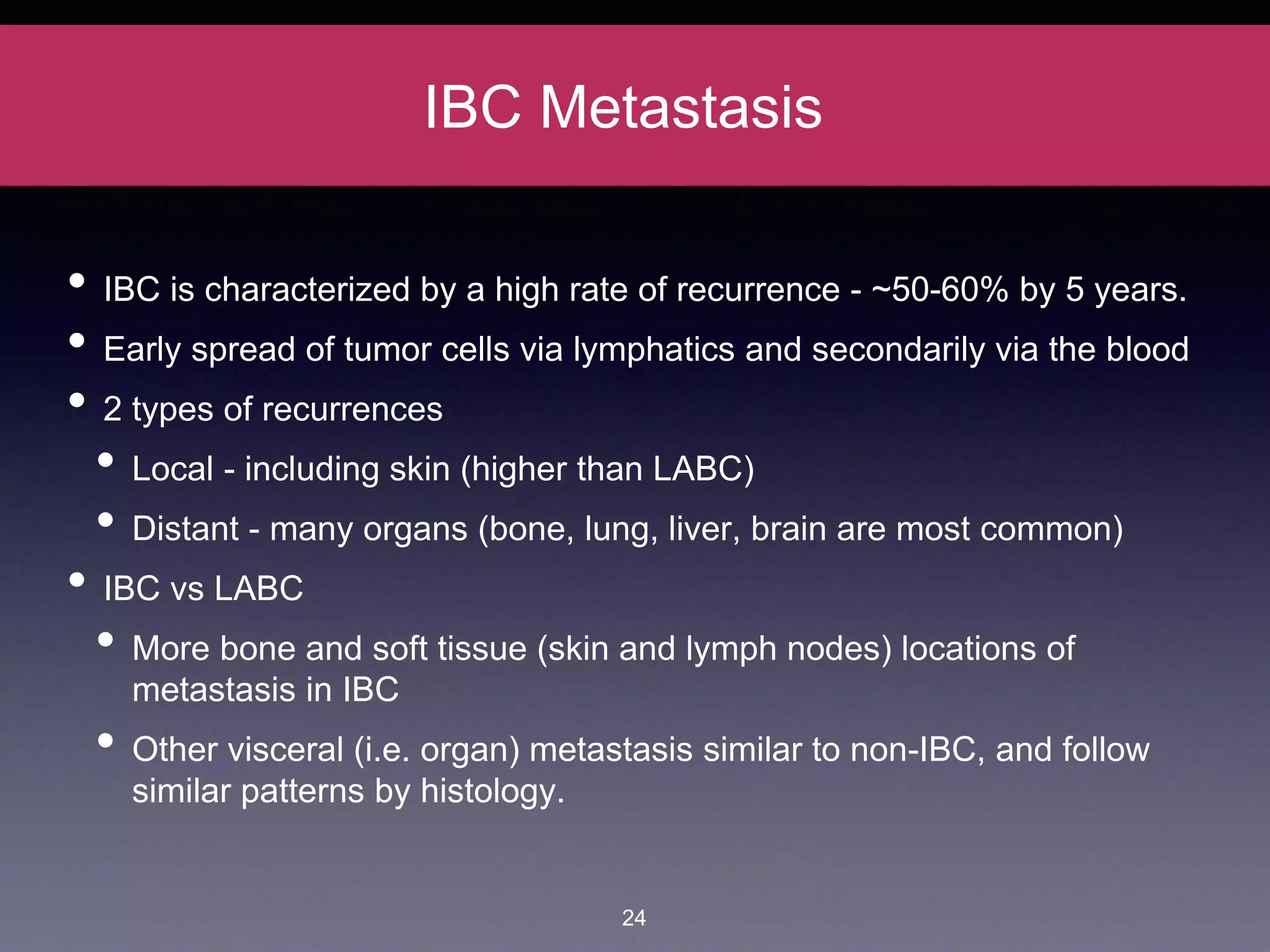 Inflammatory Breast Cancer (IBC) Information | PPT