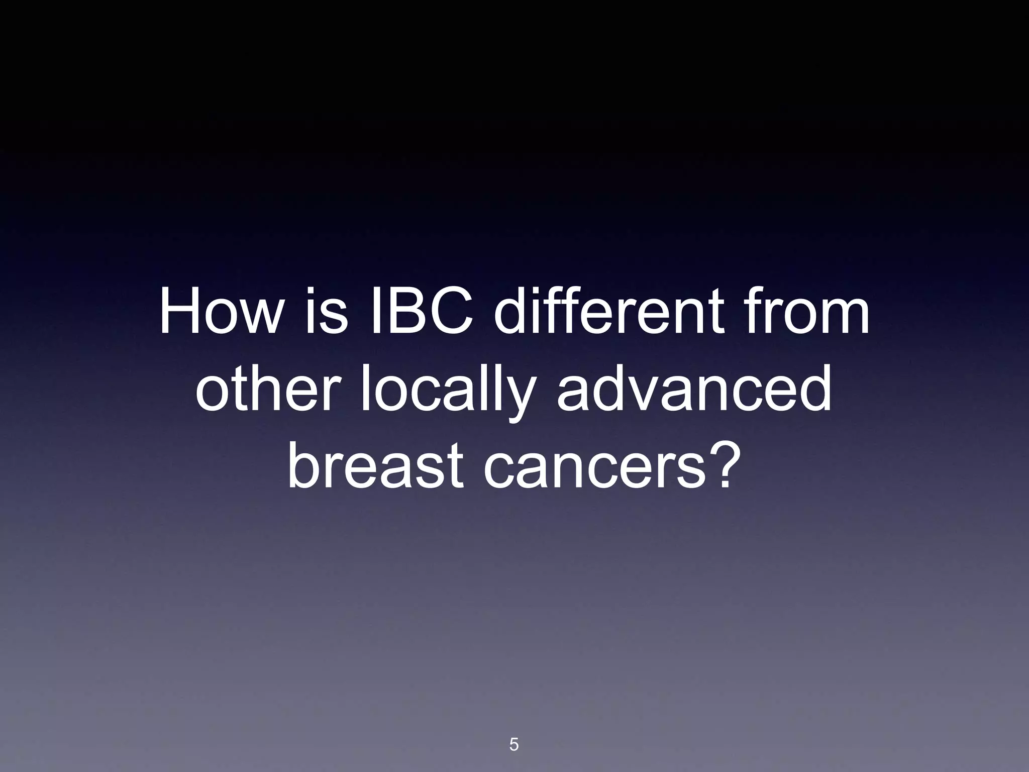 Inflammatory Breast Cancer (IBC) Information | PPTX
