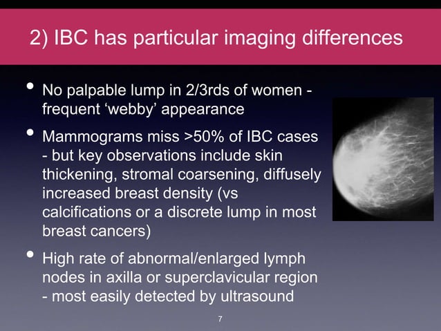 Inflammatory Breast Cancer (IBC) Information | PPTX | Cancer | Diseases ...