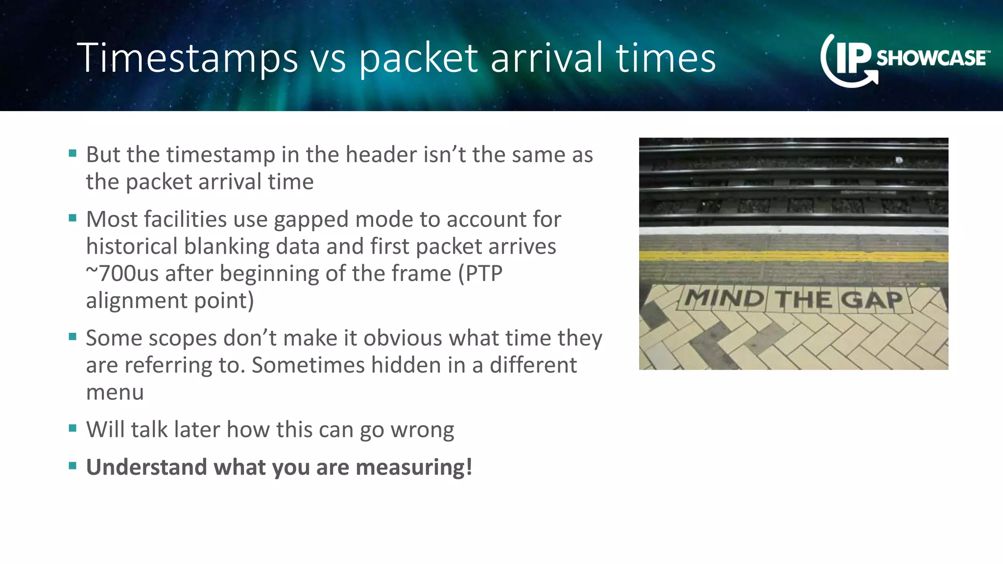 IBC 2022 IP Showcase - Timestamps in ST 2110: What They Mean and How to ...