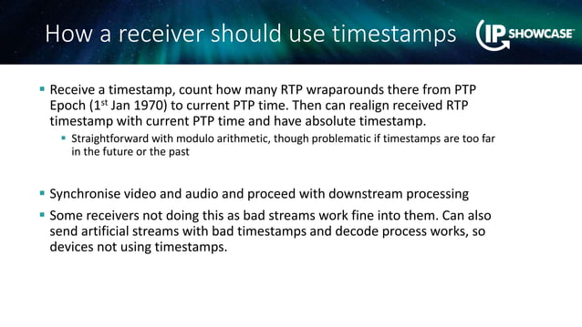 IBC 2022 IP Showcase - Timestamps in ST 2110: What They Mean and How to Measure Them | PPTX ...