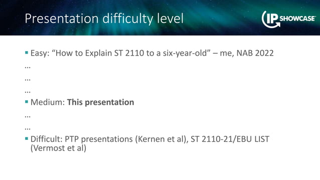 IBC 2022 IP Showcase - Timestamps in ST 2110: What They Mean and How to Measure Them | PPTX ...