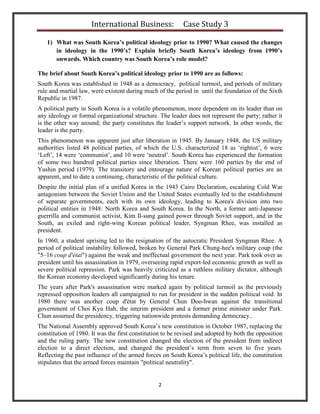 Ib case study 3 | DOCX | Civic affairs | Politics