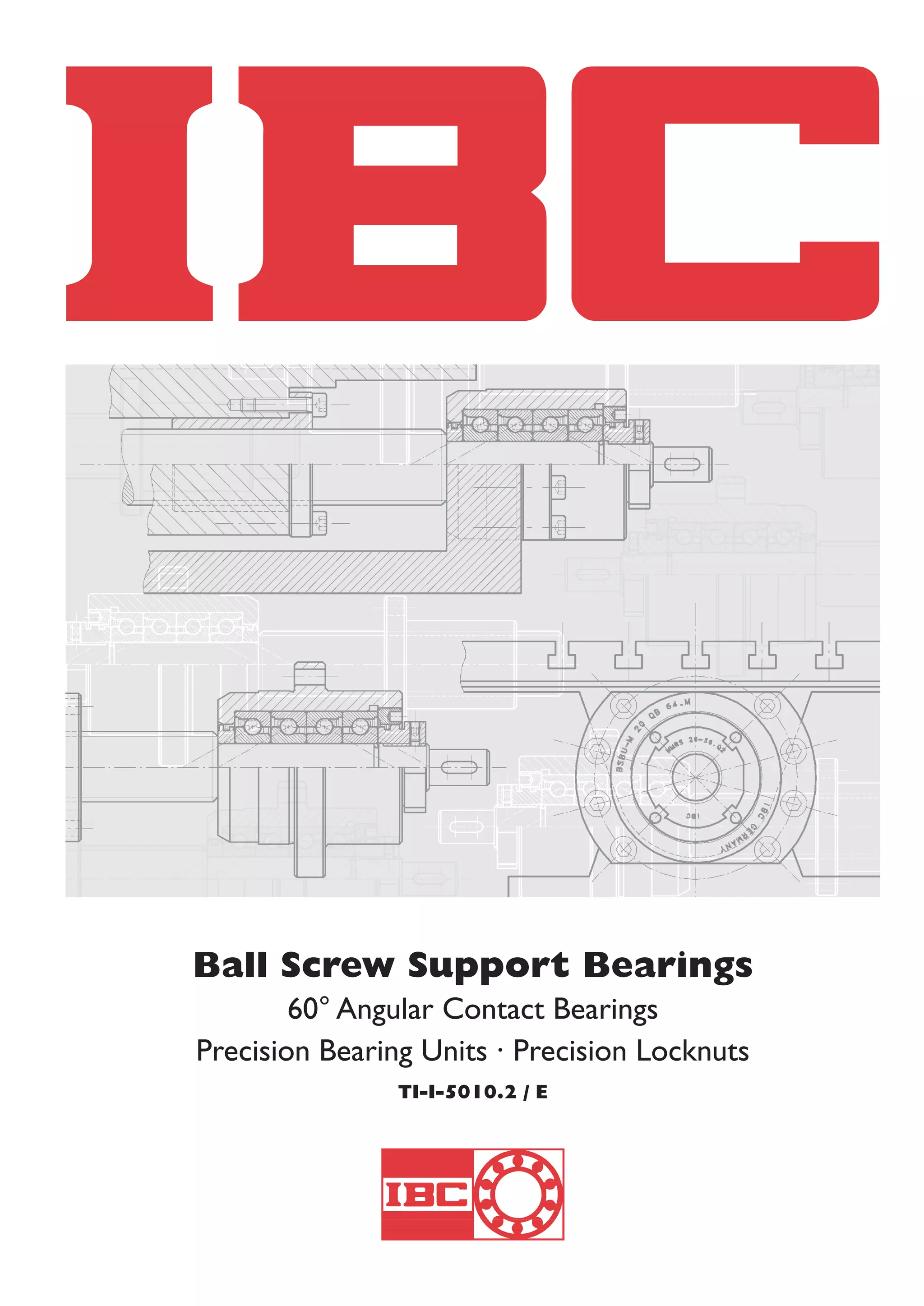 Ibc ball screw support bearings | PDF
