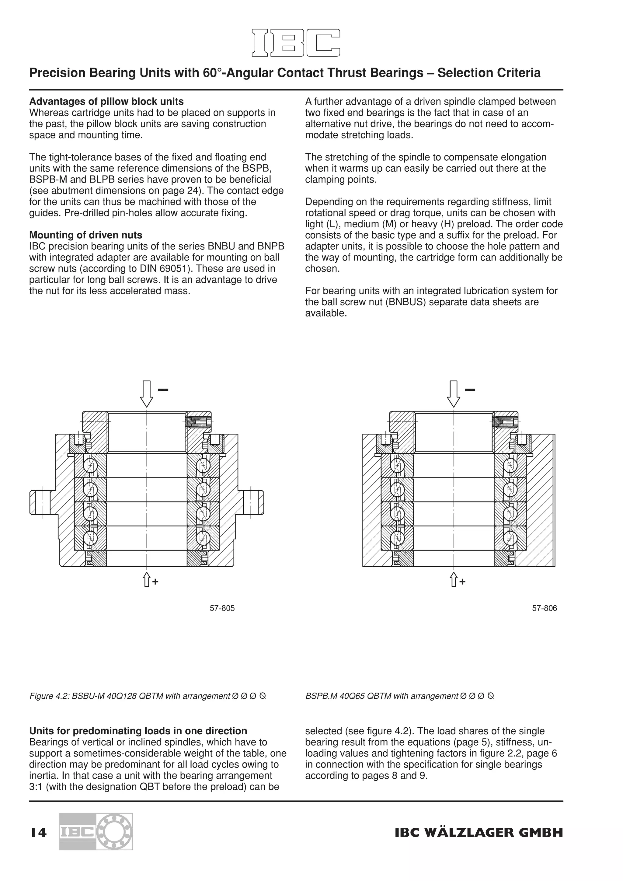 Ibc ball screw support bearings | PDF