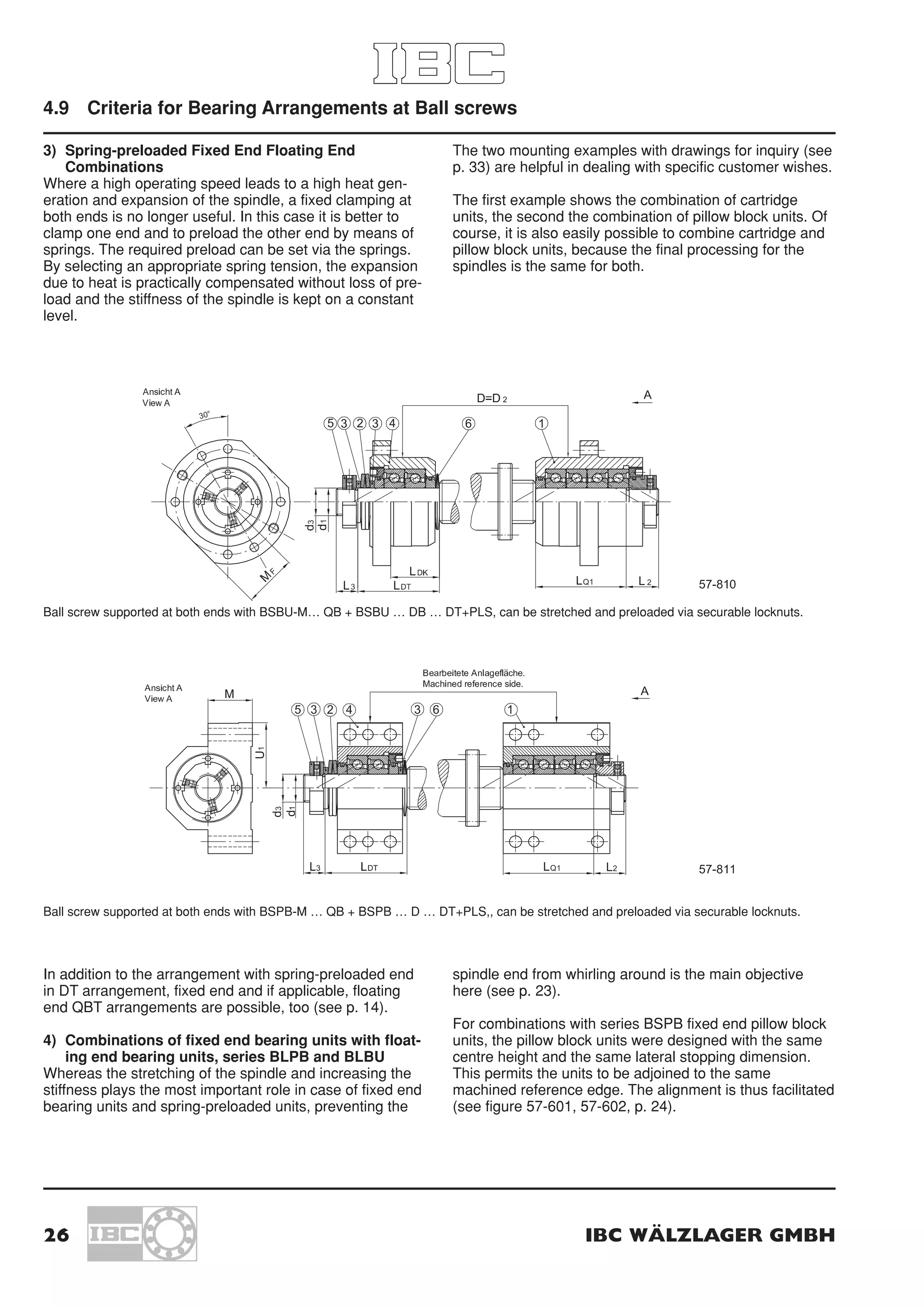 Ibc ball screw support bearings | PDF
