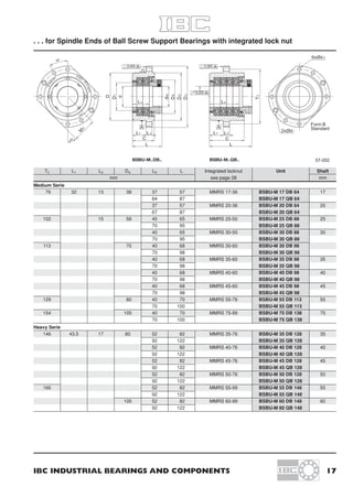 Ibc ball screw support bearings | PDF