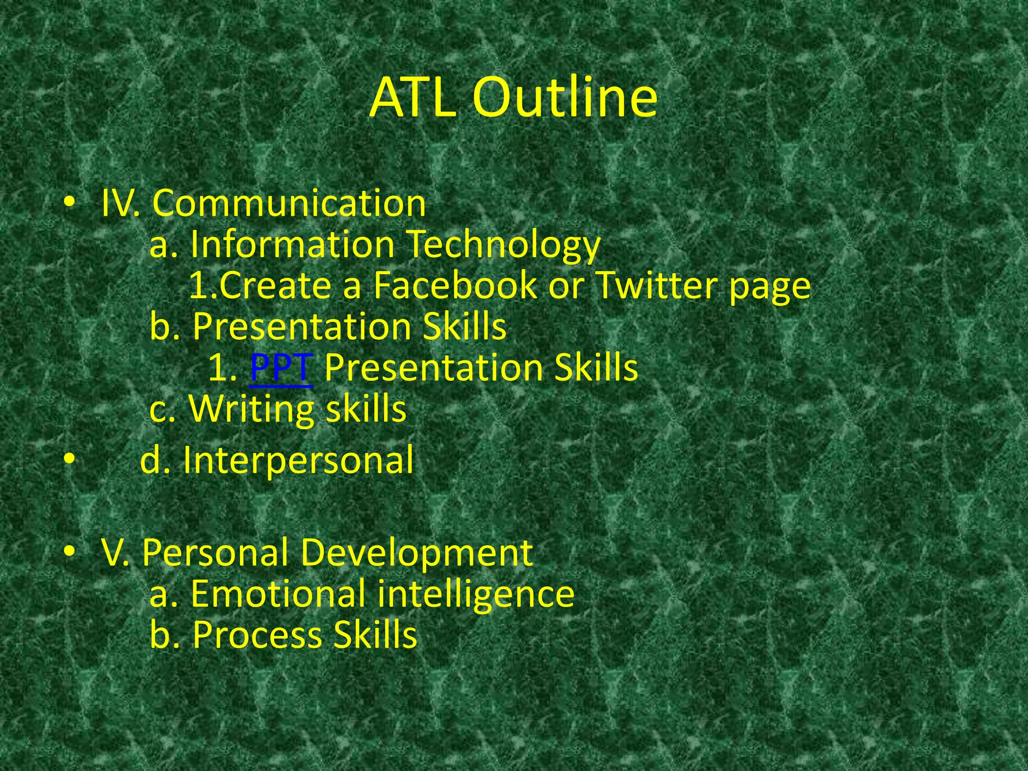 Ibcc atl sustainability program | PPTX