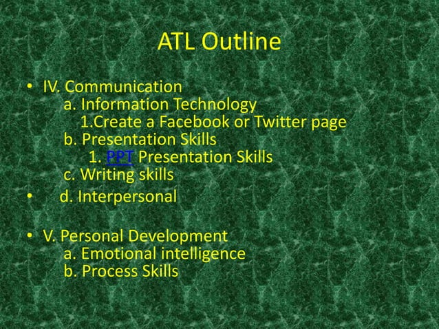 Ibcc atl sustainability program | PPT