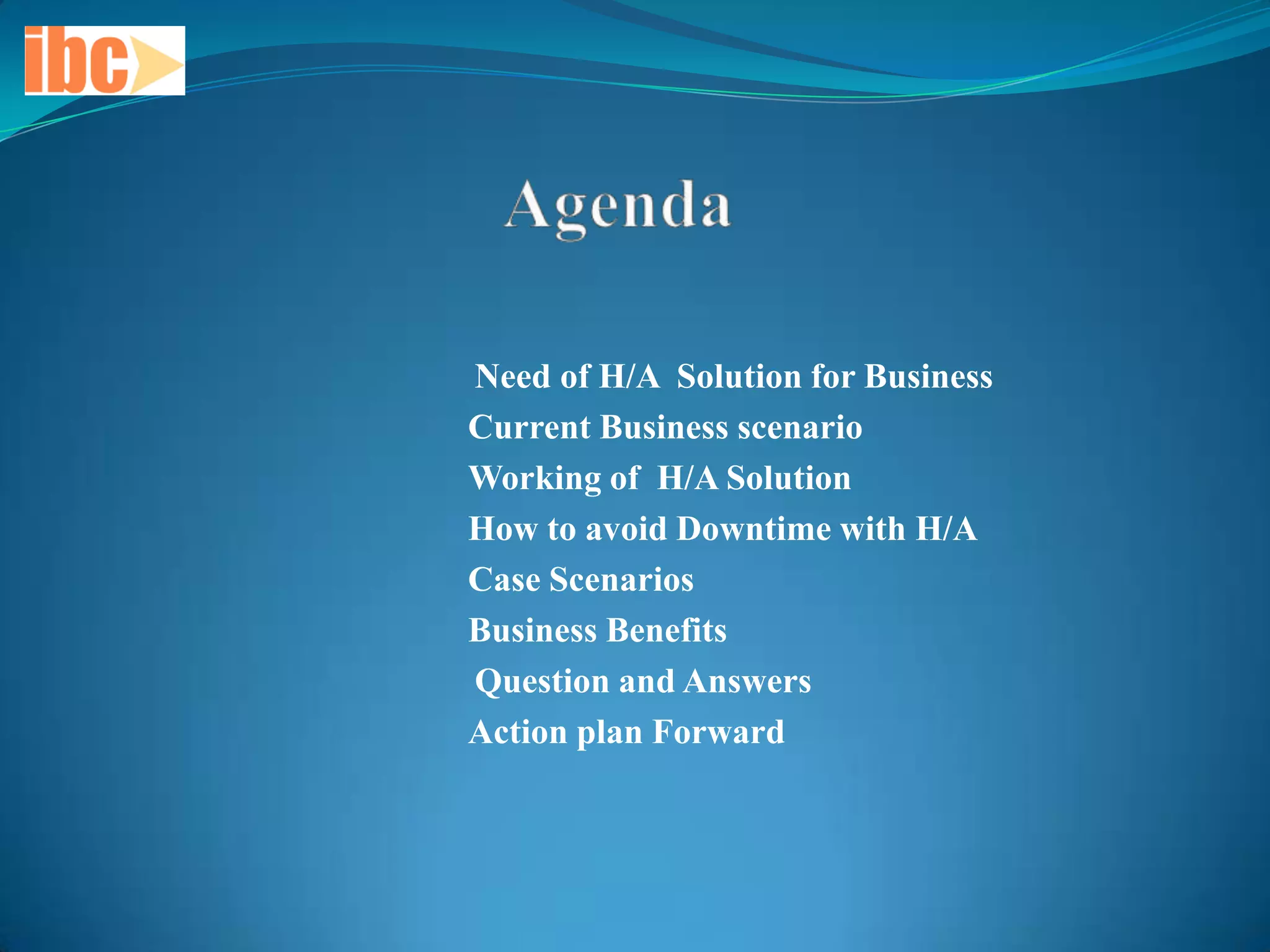 Ibc Firewall Utm High Availability Solution . | PPSX