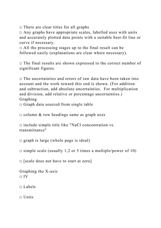 IB Chem HL Internal AssessmentTo what extent does .docx