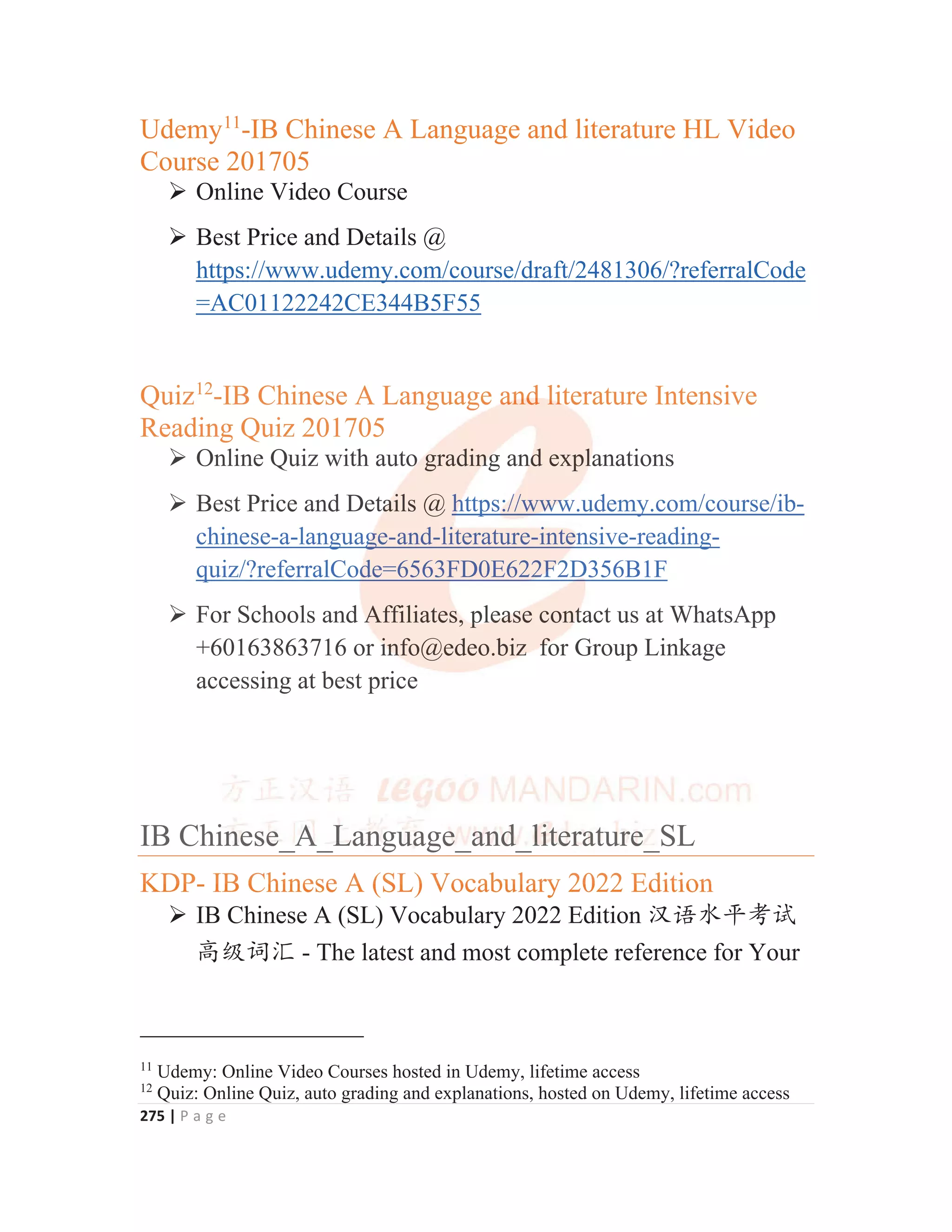 IB Chinese B (SL) Writing Skills and Exemplary Essays IB中文考试写作技巧与范文指南 | PDF