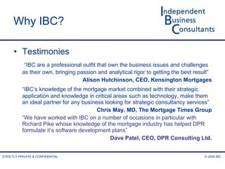 IBC COMPANY OVERVIEW | PPT