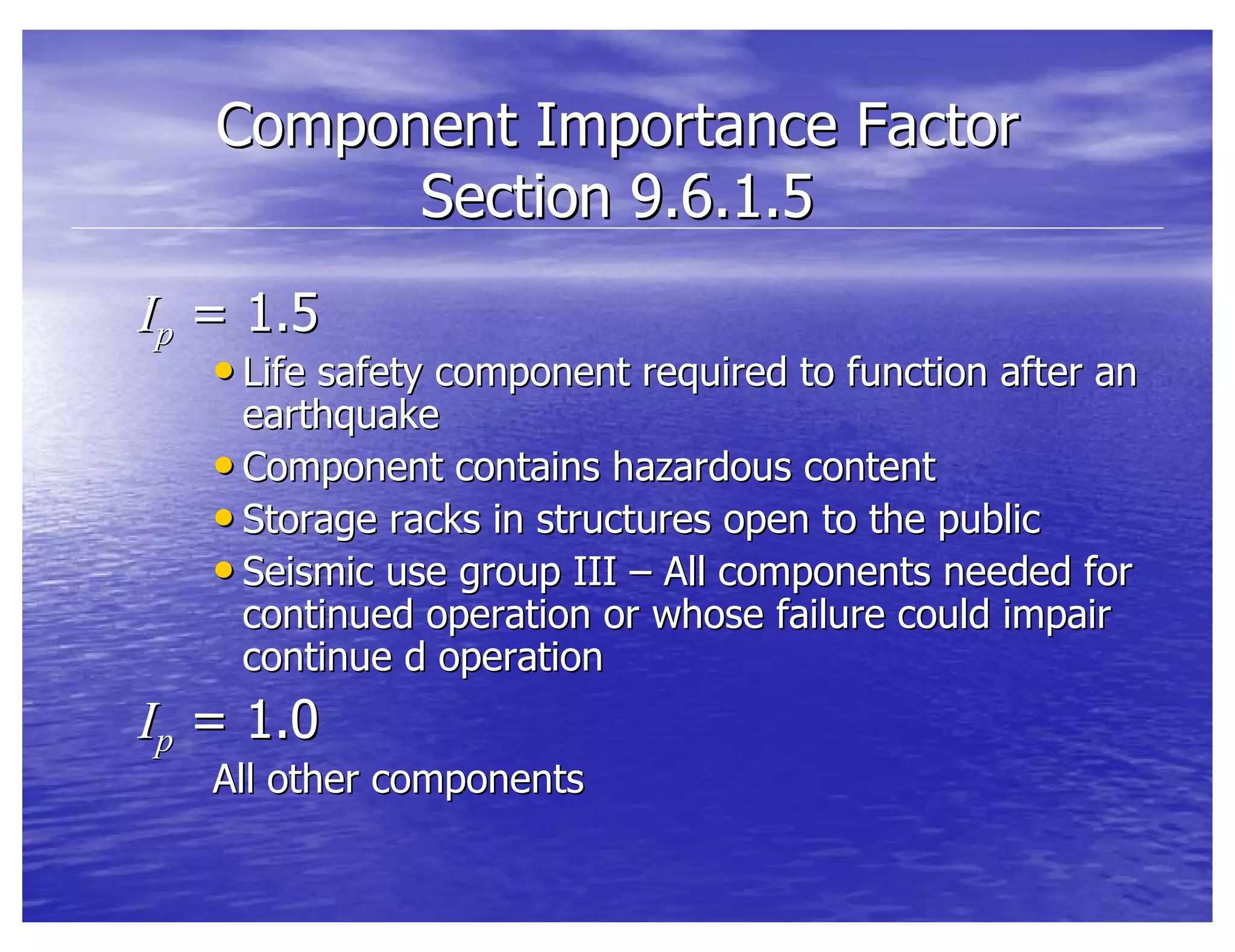 IBC Non Structural | PDF