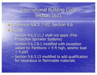 IBC Non Structural | PDF