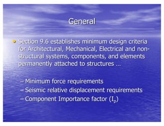 IBC Non Structural | PDF