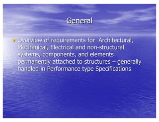 IBC Non Structural | PDF