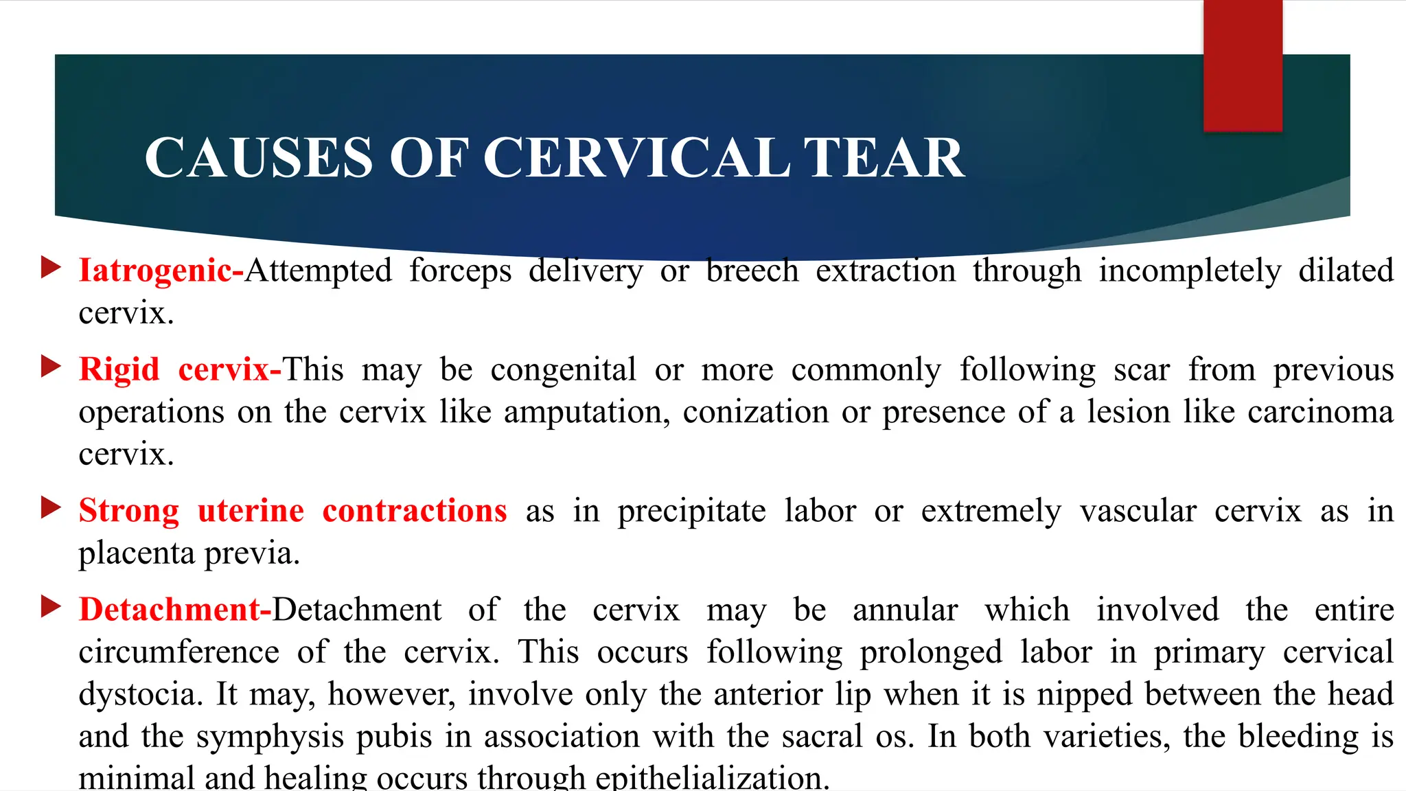 Injuries to birth canal- Obstetrics and gynaecological nursing | PPTX