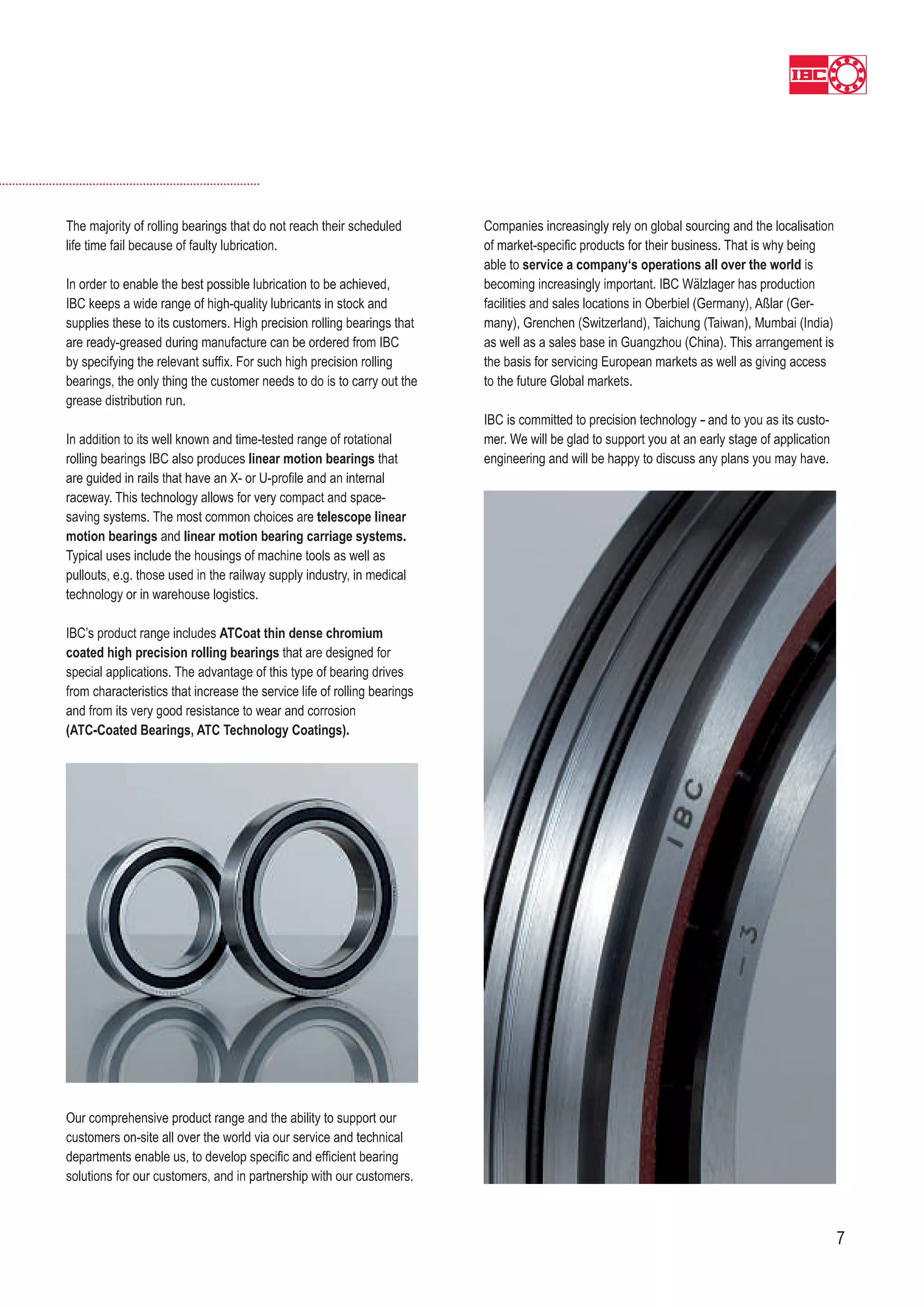 Ibc precision bearings | PDF