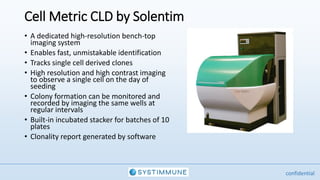 Presentation by Systimunne - at the Cell Line Development & Engineering ...