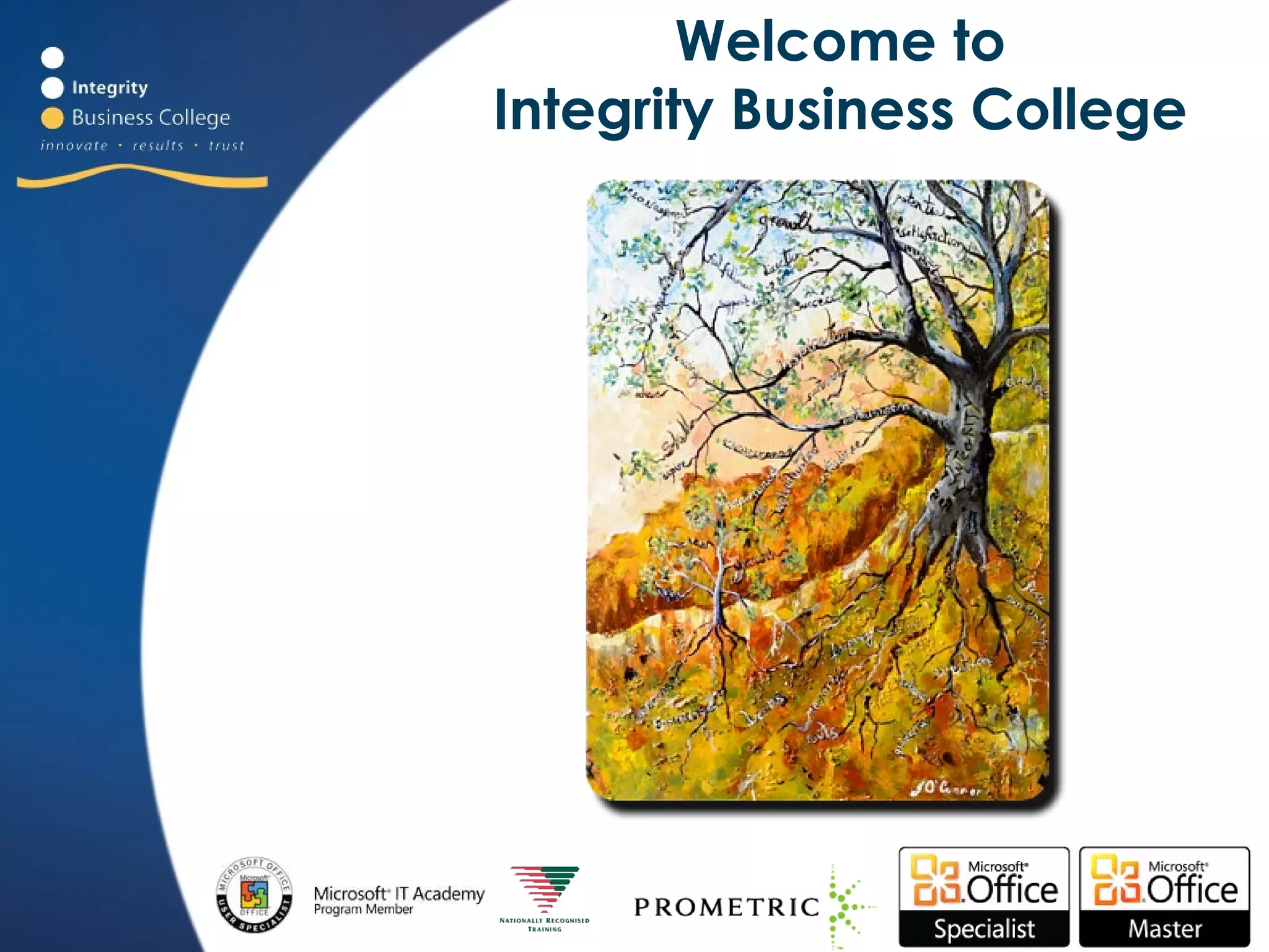 Integrity Business College | PPT | College Education | Education