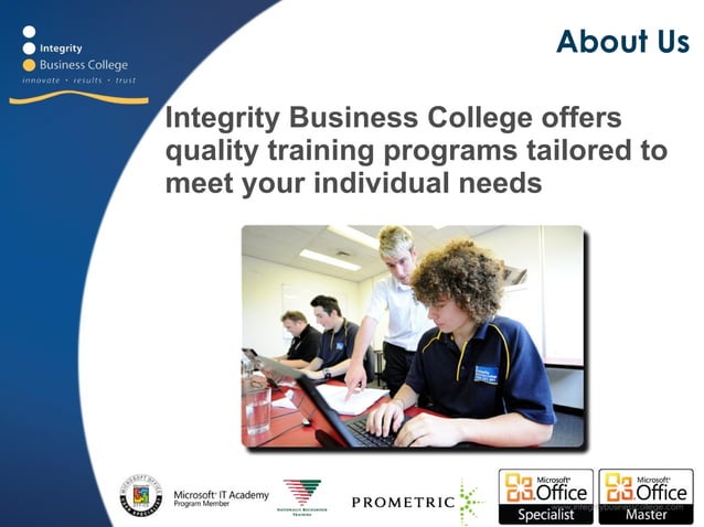 Integrity Business College | PPT | College Education | Education