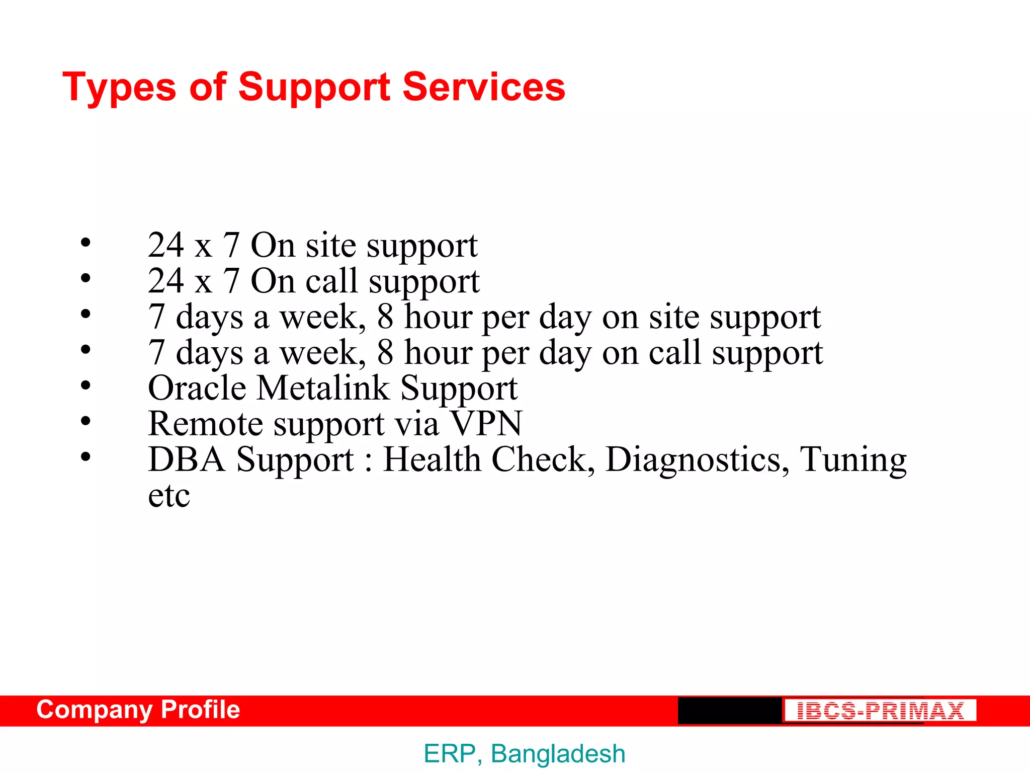 IBCS-PRIMAX ERP Solution | PPT