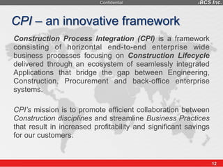Lean Construction – Construction Process Integration framework, London ...