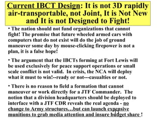 IBCT: Fatally Flawed | PPT
