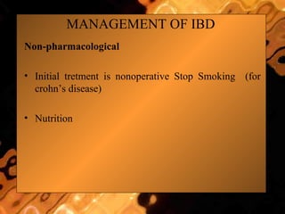 INFLAMMATORY BOWEL DISEASE | PPT