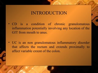 INFLAMMATORY BOWEL DISEASE | PPT