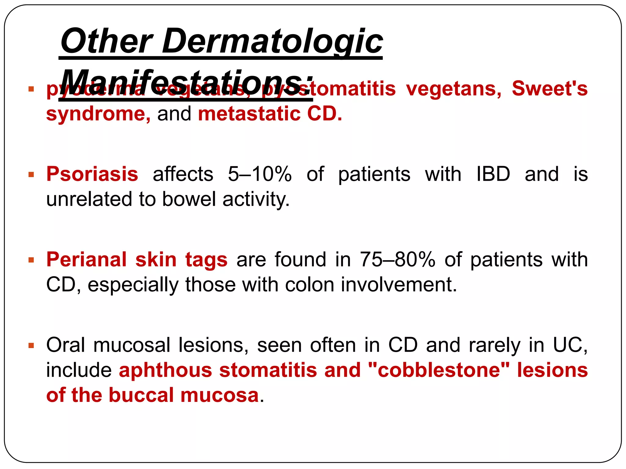 inflammatory bowel disease | PPTX