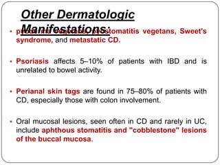inflammatory bowel disease | PPTX | Digestive Disorders | Diseases and ...