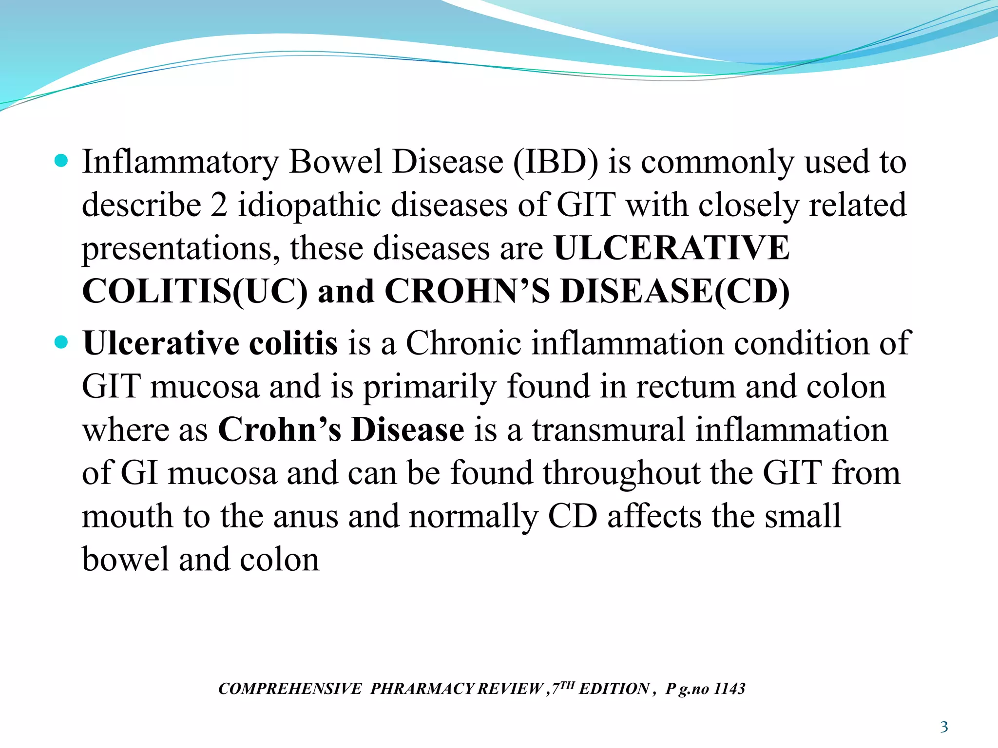Inflammatory Bowel Disease | PPTX