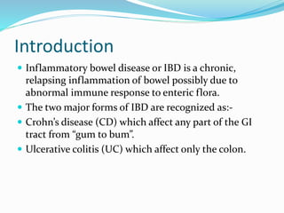 inflammatory bowel disease (IBD) | PPTX