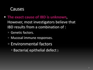 Inflammatory Bowel Disease(IBD). | PPTX