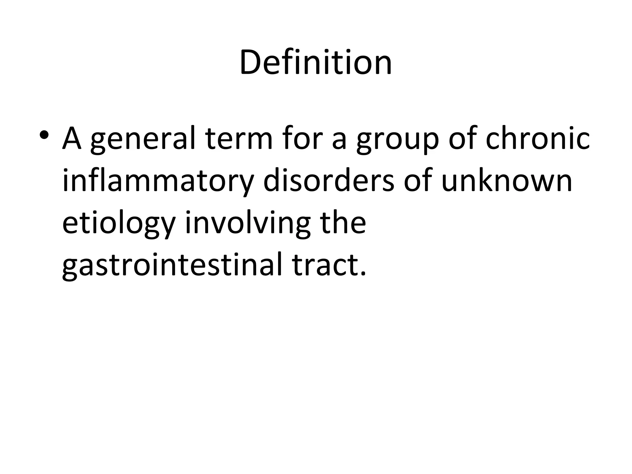 Inflammatory Bowel Disease | PPT