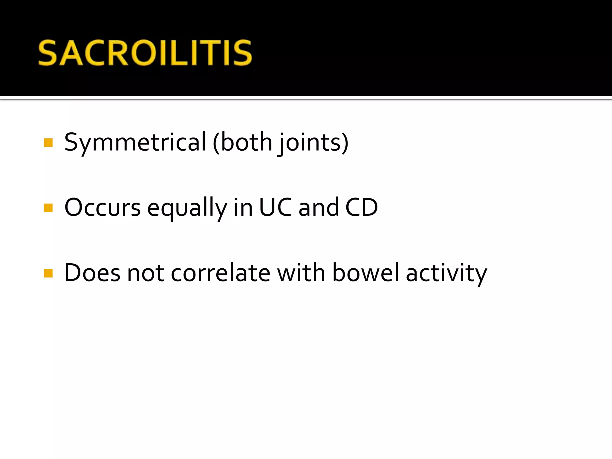 Extraintestinal Manifestations OF IBD Inflammatory Bowel Disease : A ...