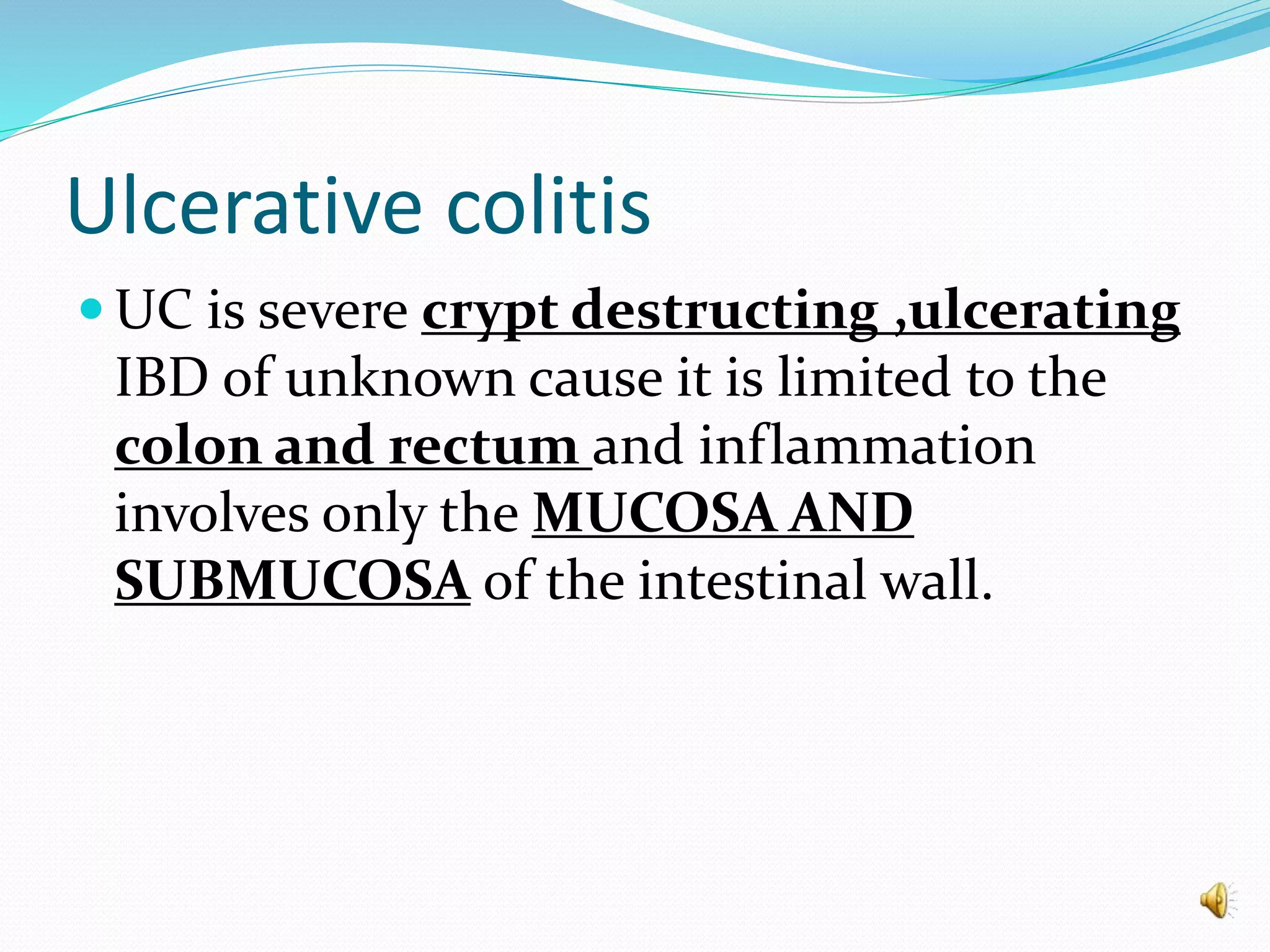 Ibd ulcerative colitis and crohn's disease | PPTX