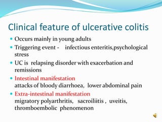 Ibd ulcerative colitis and crohn's disease | PPTX