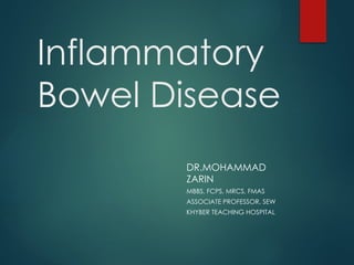 Inflammatory bowel disease IBD and management.pptx