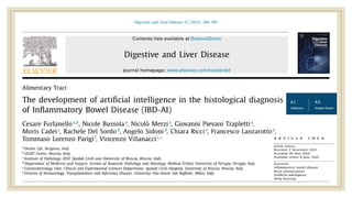 IBD-AI JC AI in pathology for determining inflammatory bowel disease | PPT