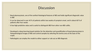 IBD-AI JC AI in pathology for determining inflammatory bowel disease | PPT