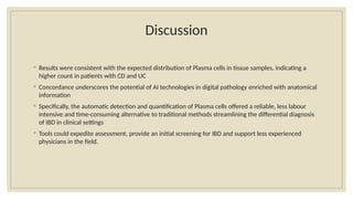 IBD-AI JC AI in pathology for determining inflammatory bowel disease | PPT