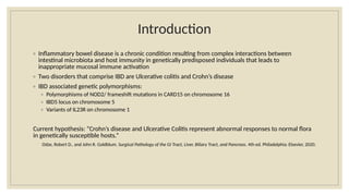 IBD-AI JC AI in pathology for determining inflammatory bowel disease | PPT