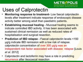 Laboratory investigations in inflammatory bowel disease | PPT