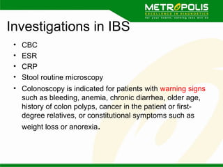 Laboratory investigations in inflammatory bowel disease | PPT