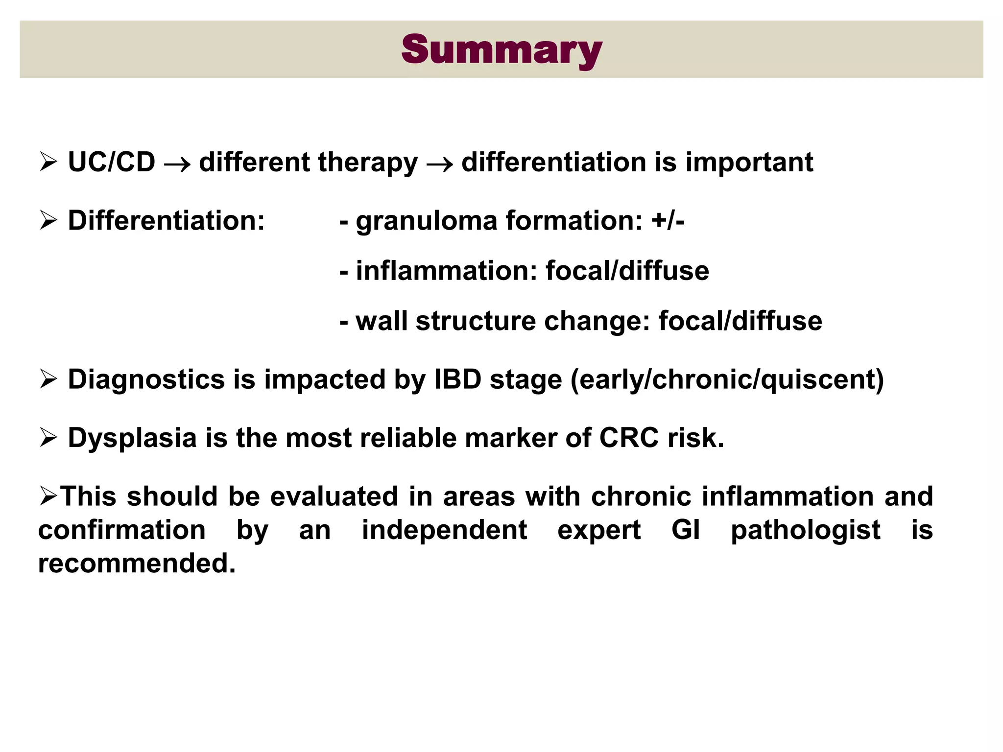 Inflammatory Bowel Disease (IBD) Histopathology | PPTX