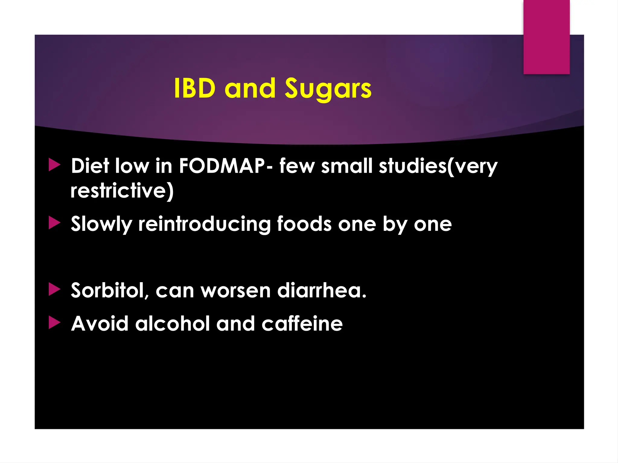 Inflammatory Bowel Disease-Flares & Management | PPT