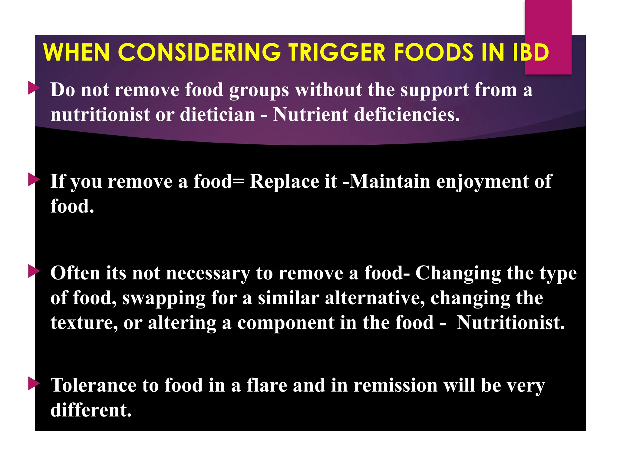 Inflammatory Bowel Disease-Flares & Management | PPT
